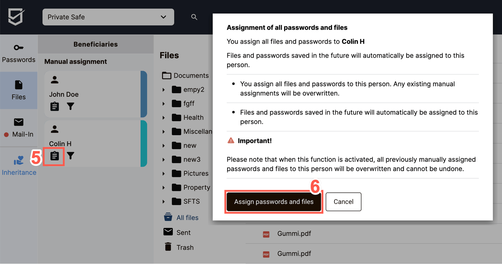 Assigning Data to Beneficiaries: Managing Your Digital Inheritance